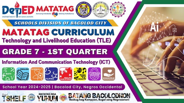PowerPoint Presentation TLE- ICT Grade 7 | PPTX | Internet | Computing