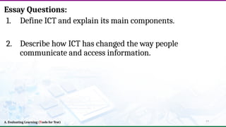 PowerPoint Presentation TLE- ICT Grade 7 | PPTX