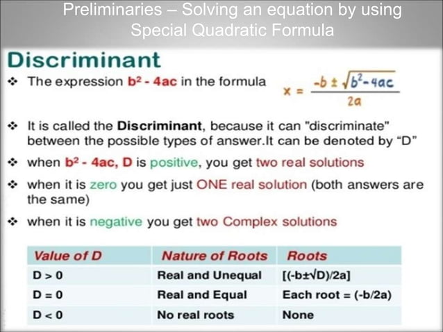 Theory of Equation | PPT | Physics | Science