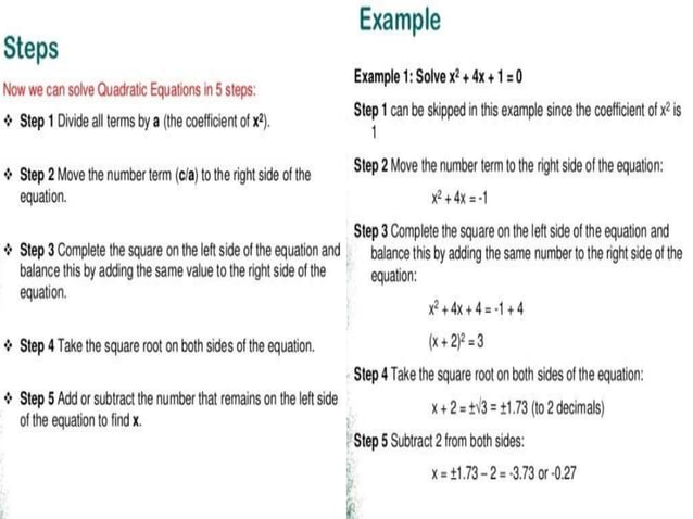 Theory of Equation | PPT | Physics | Science