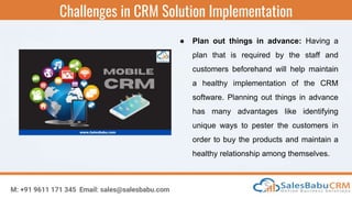 Ppt top challenges in crm implementation | PPT