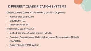 PPT- SOIL CLASSIFICATION | PPTX