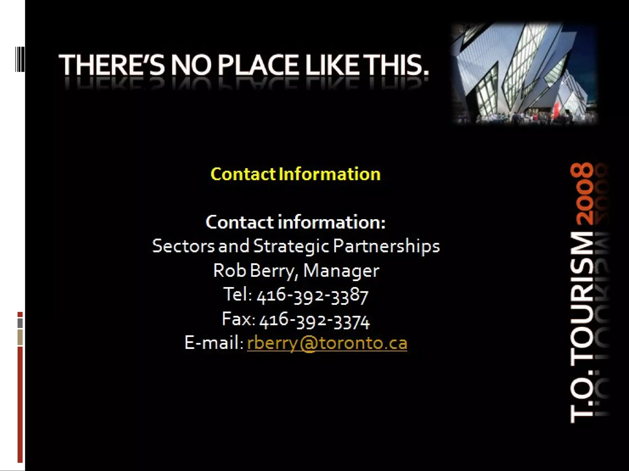 Ppt Toronto Tourism | PPT