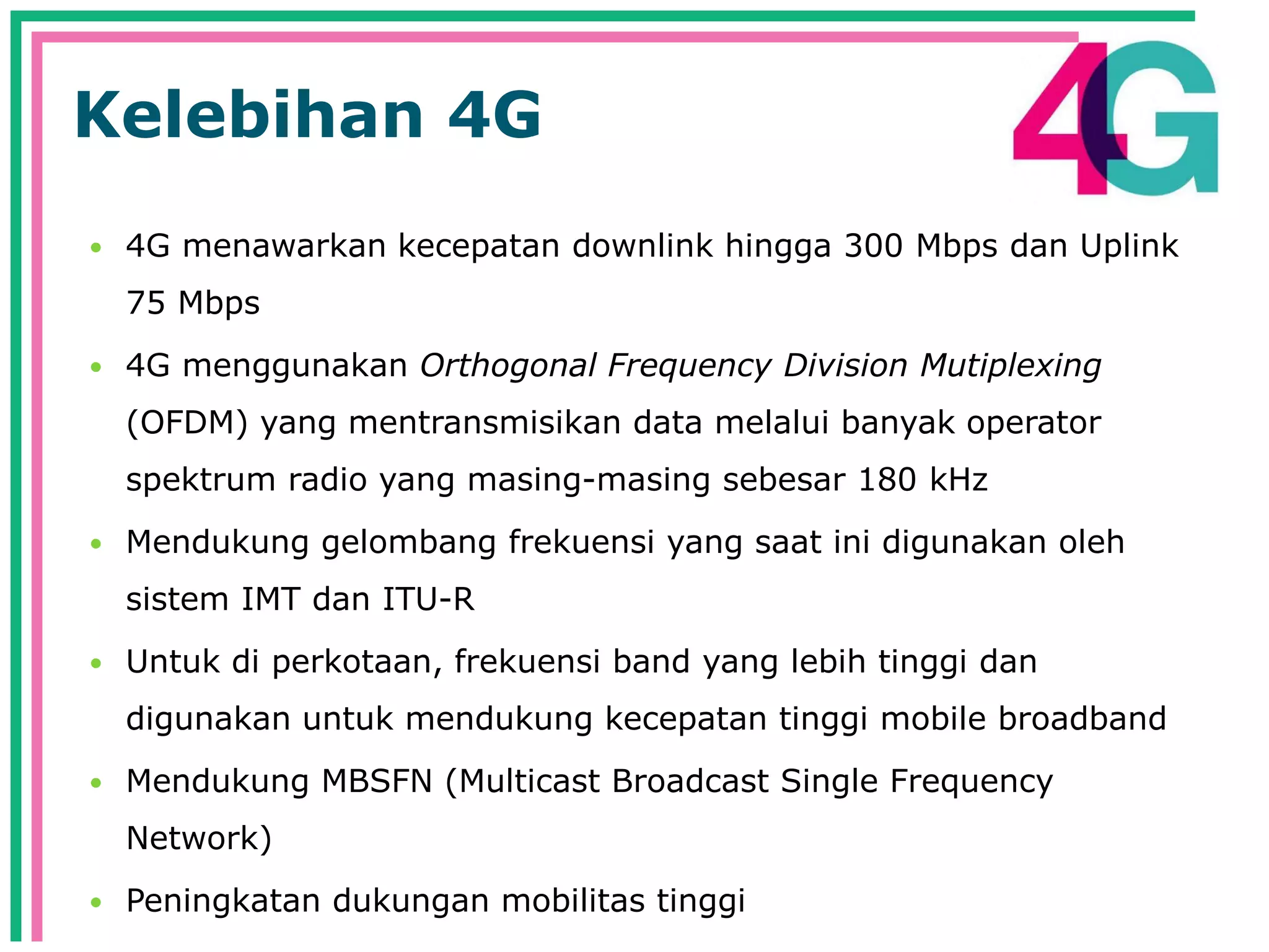 Jaringan Komputer (4G LTE) | PPTX