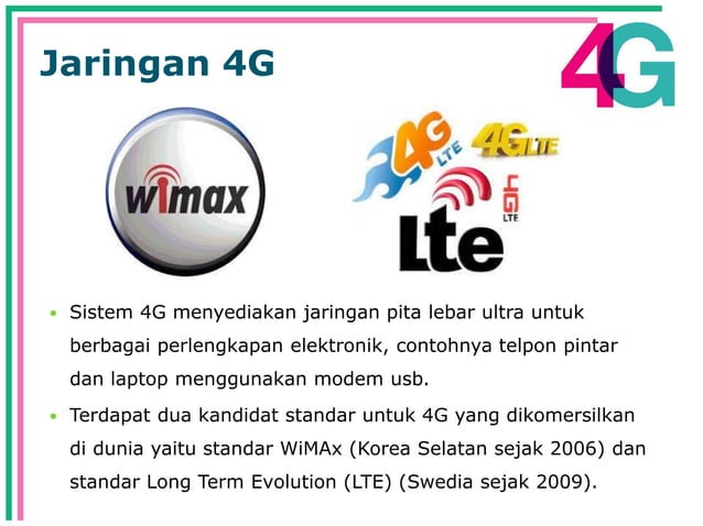 Jaringan Komputer (4G LTE) | PPTX