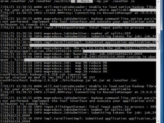 Weather Data Analytics Using Hadoop | PPTX