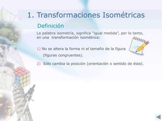 Ppt transformaciones-isometricas-geometría-8°-básico-a-y-b | PPT