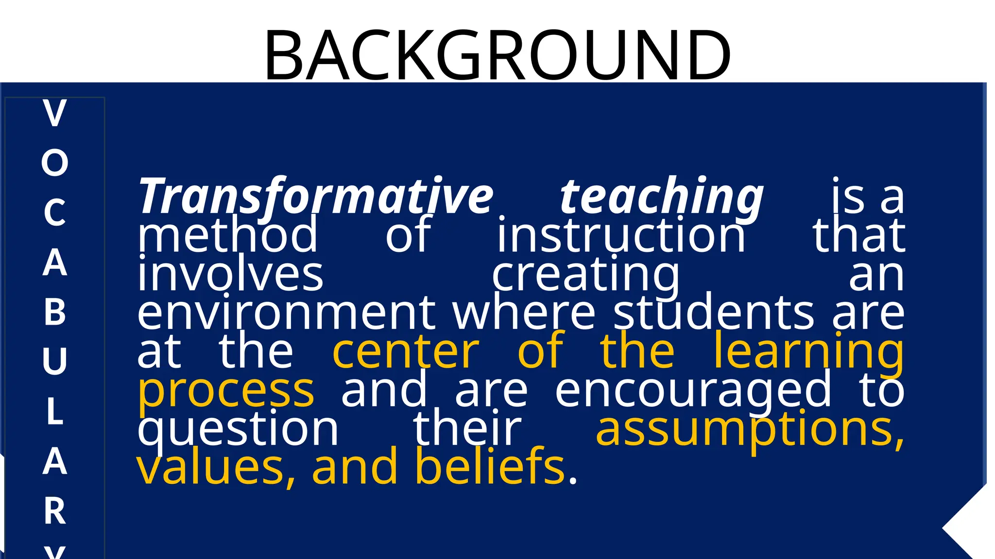 Transformative Teaching: Applying Research-based Knowledge and ...