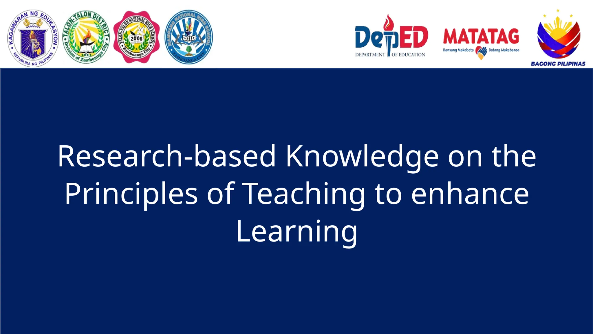 Transformative Teaching: Applying Research-based Knowledge and ...