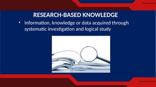 Transformative Teaching: Applying Research-based Knowledge and ...