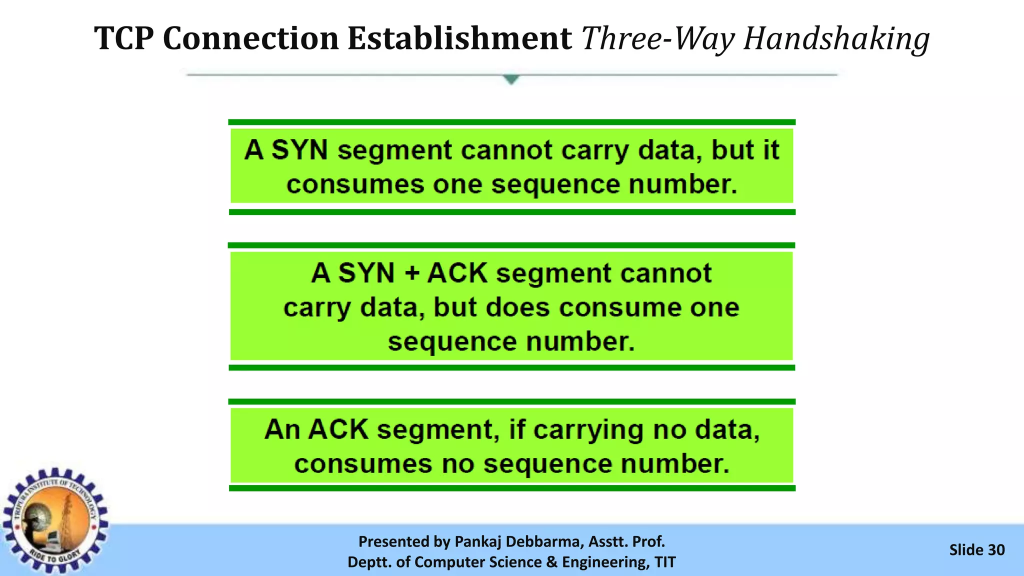 TRANSPORT LAYER - Process-to-Process Delivery: UDP, TCP and SCTP | PPSX | Computer Networking ...