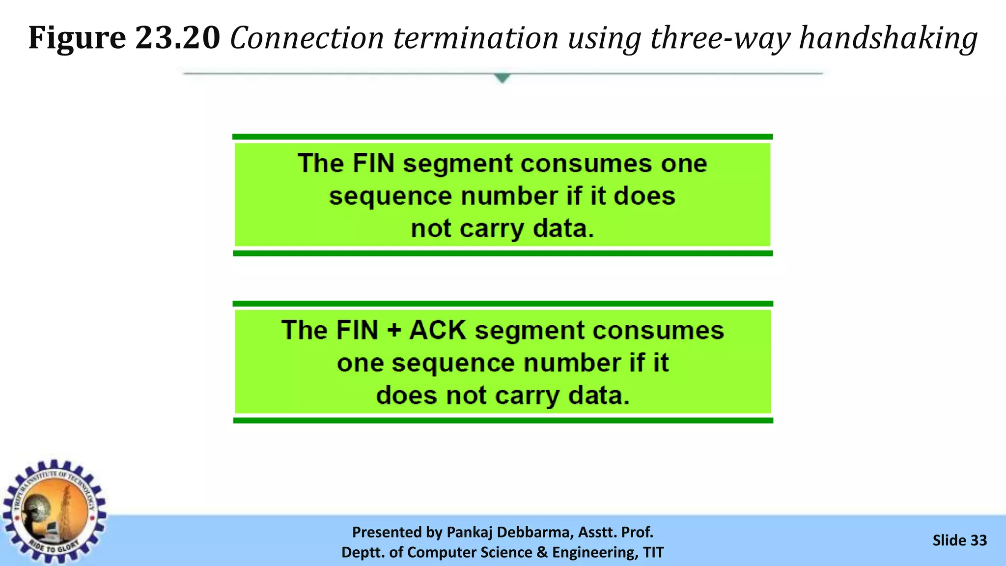 TRANSPORT LAYER - Process-to-Process Delivery: UDP, TCP and SCTP | PPSX