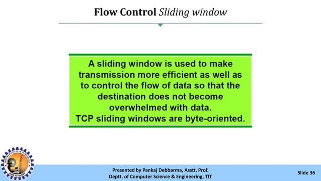Transport Layer Process To Process Delivery Udp Tcp And Sctp Ppsx