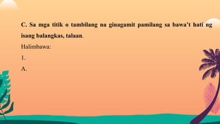 PPT-TULDOK (Filipino sa Piling Larang at Wika) | PPT