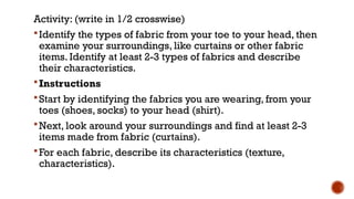 PPT-TYPES-OF-FABRIC FOR CHILDREN'S WEARs | PPT