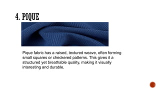 PPT-TYPES-OF-FABRIC FOR CHILDREN'S WEARs | PPT