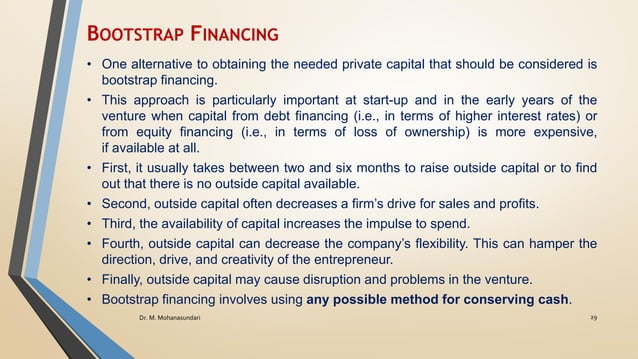 PPT - U4-P2 Financing New Venture-1.pdf | Business Loans | Business ...