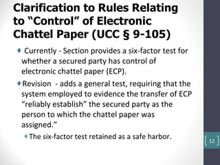 Ppt ucc article 9 update | PPT