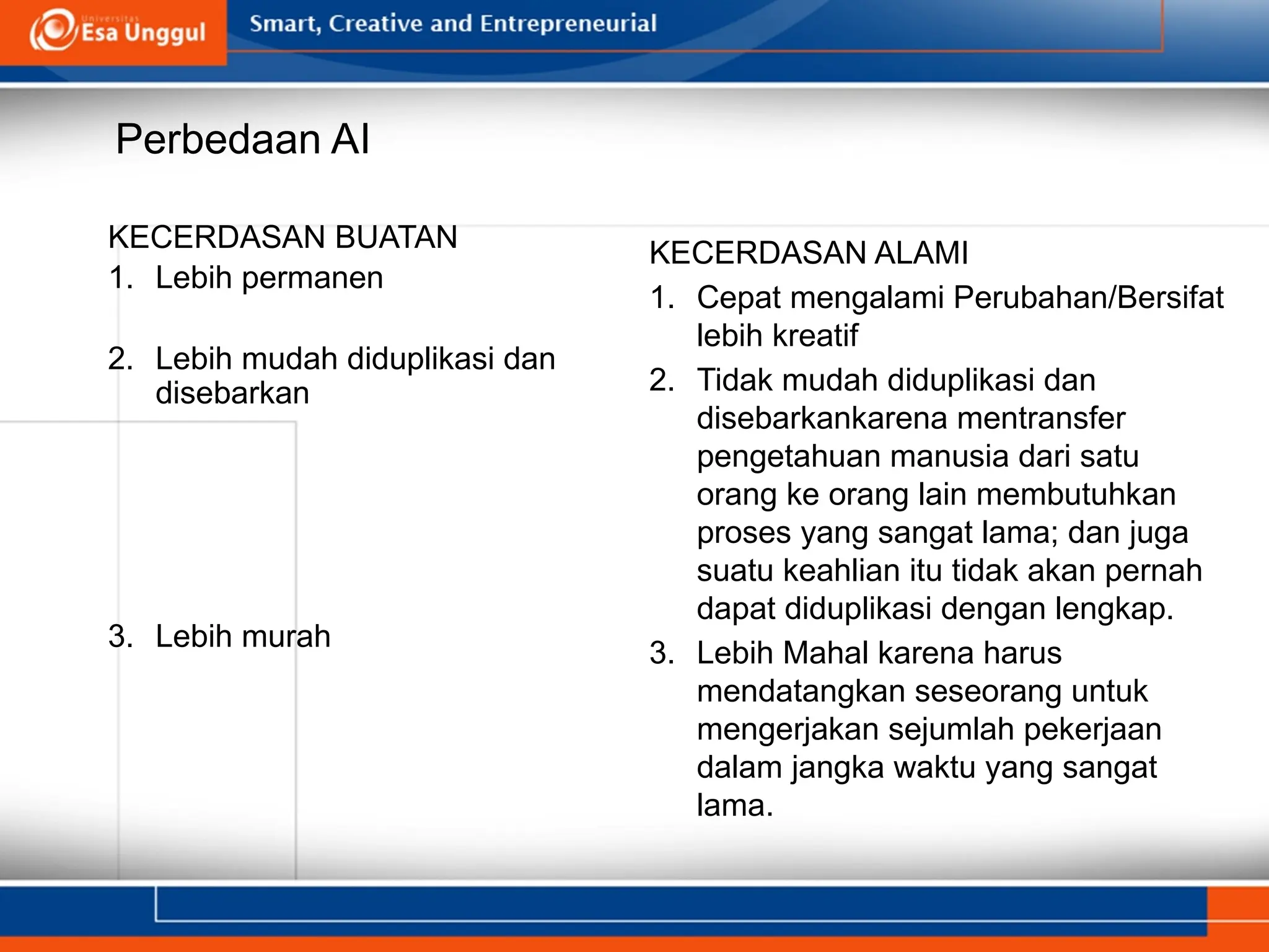 PPT-UEU-Kecerdasan-Buatan-Pertemuan-1 SI | PPTX