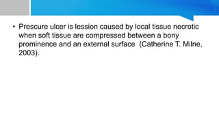 edukasi Keperawatan Luka pressure ulcer injury | PPTX