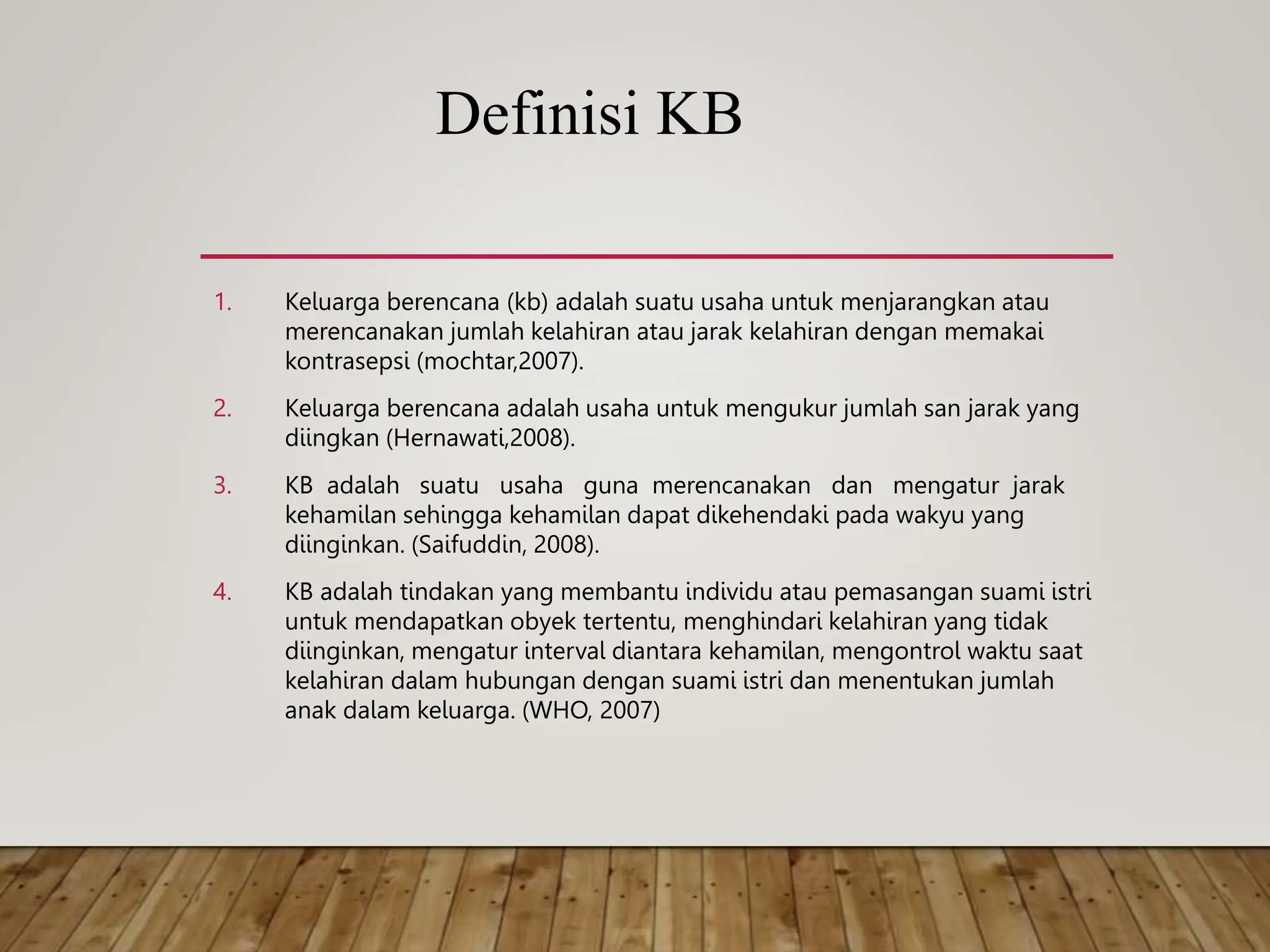 PPT KONTRASEPSI KB HORMONAL DAN NON HORMONAL | PPTX
