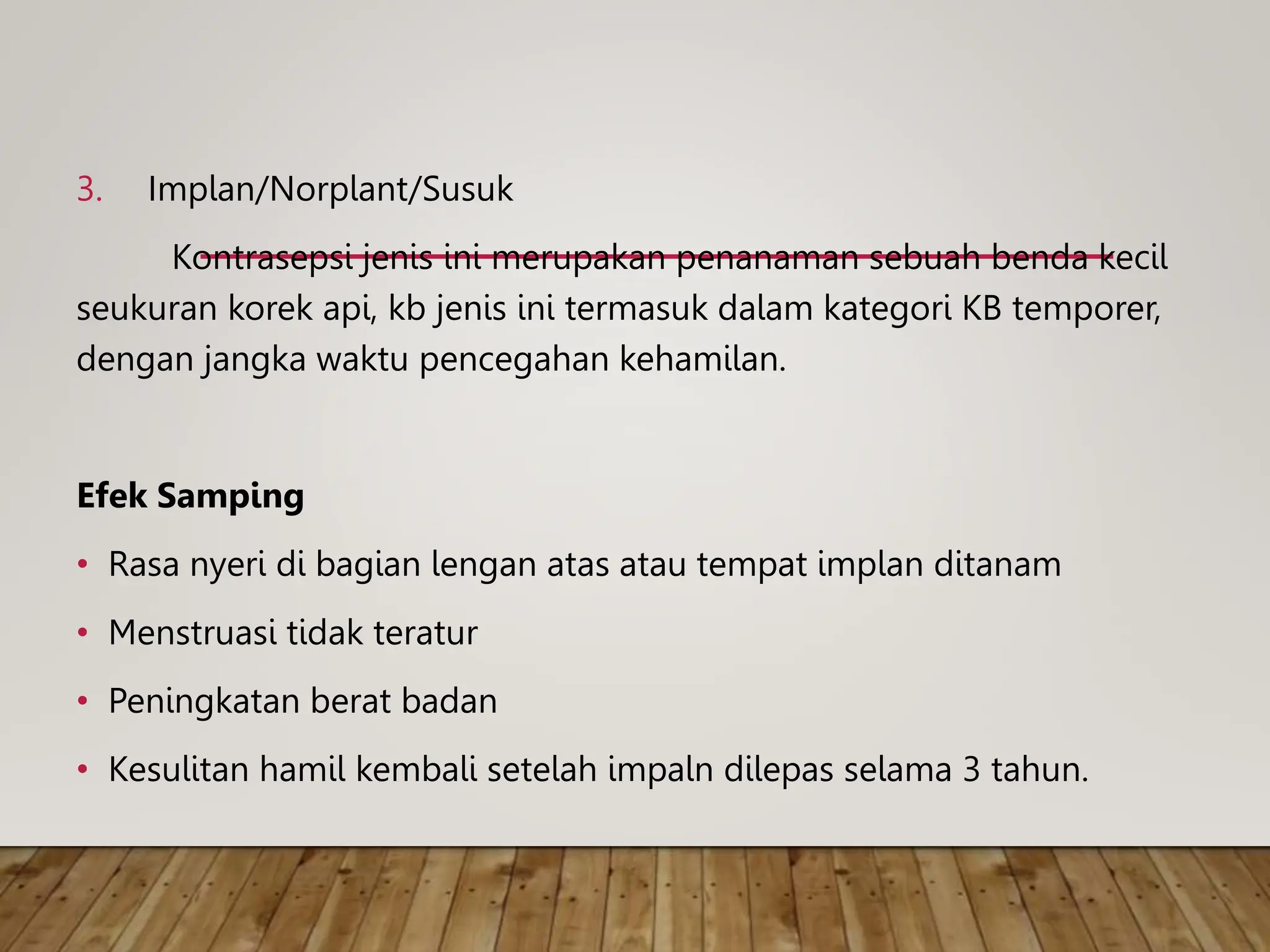 PPT KONTRASEPSI KB HORMONAL DAN NON HORMONAL | PPTX