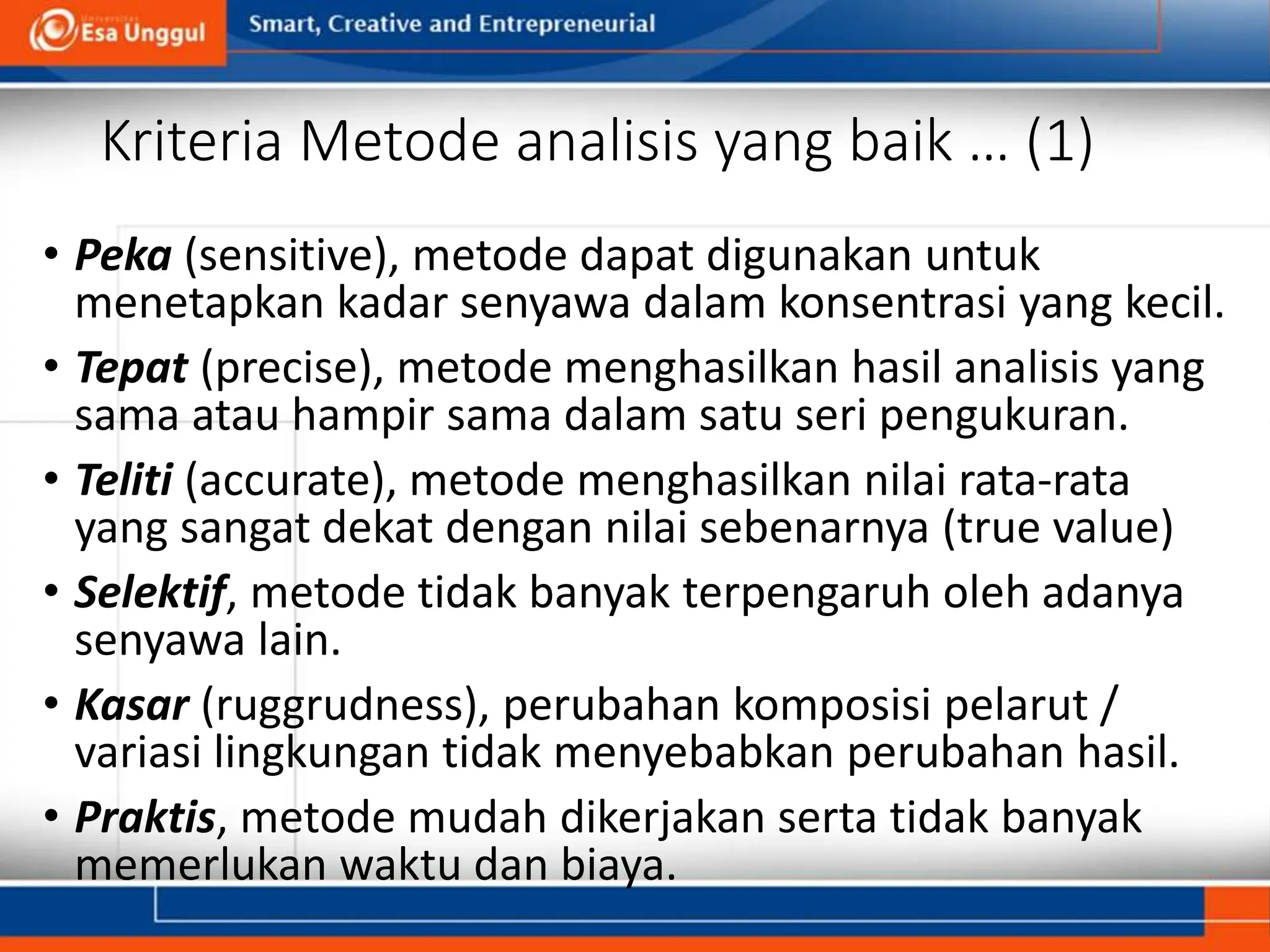 Analisa sampel dan quality control di laboratorium | PPT