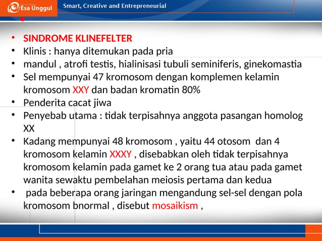 Fisiologi Genetika - PRODI ILMU KESEHATAN & FAKULTAS RMIK | PPT