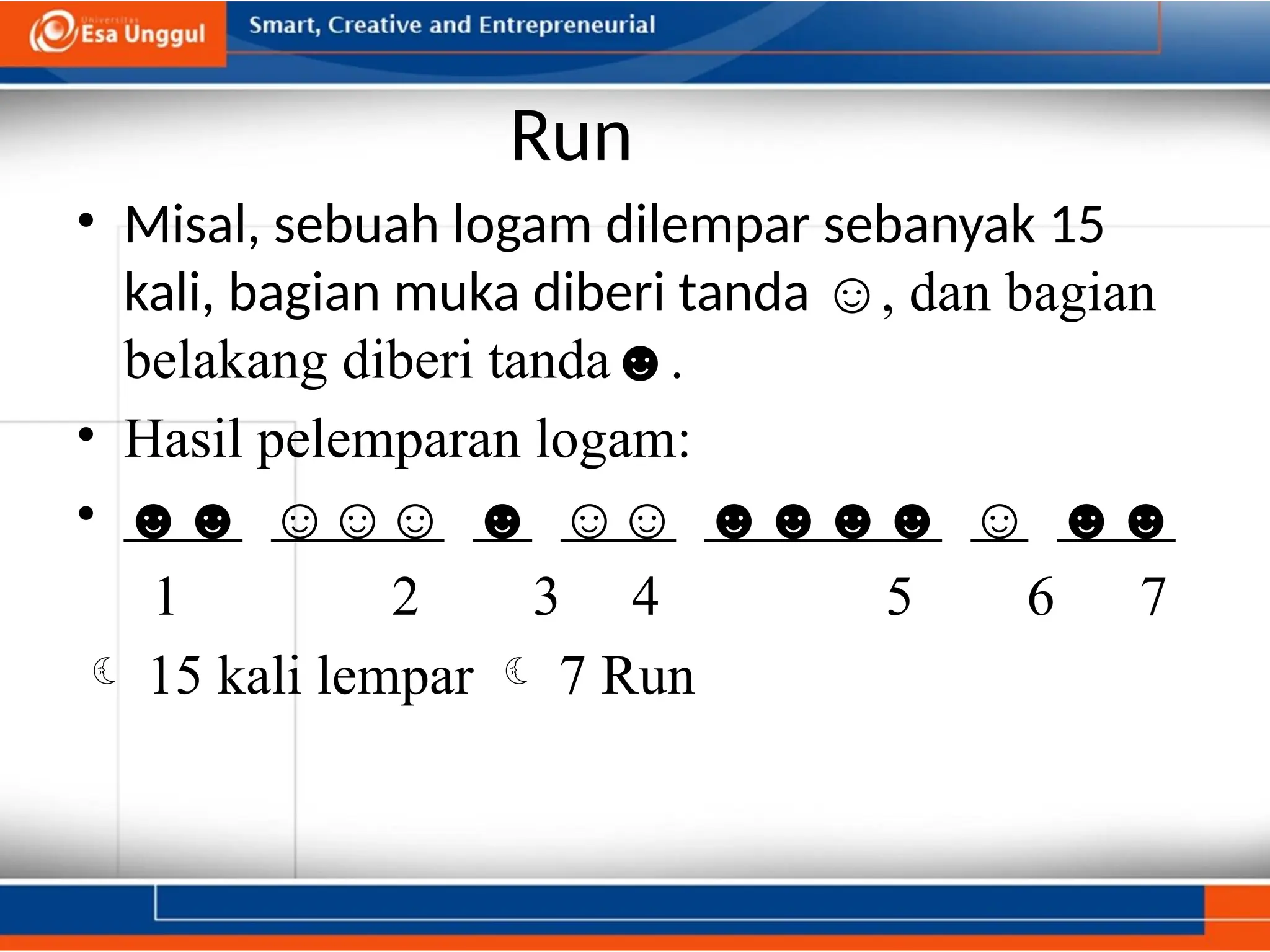 uji Run atau Run Test statistika non parametrik | PPTX