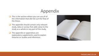 Understanding the Structure of PhD Thesis | PPTX