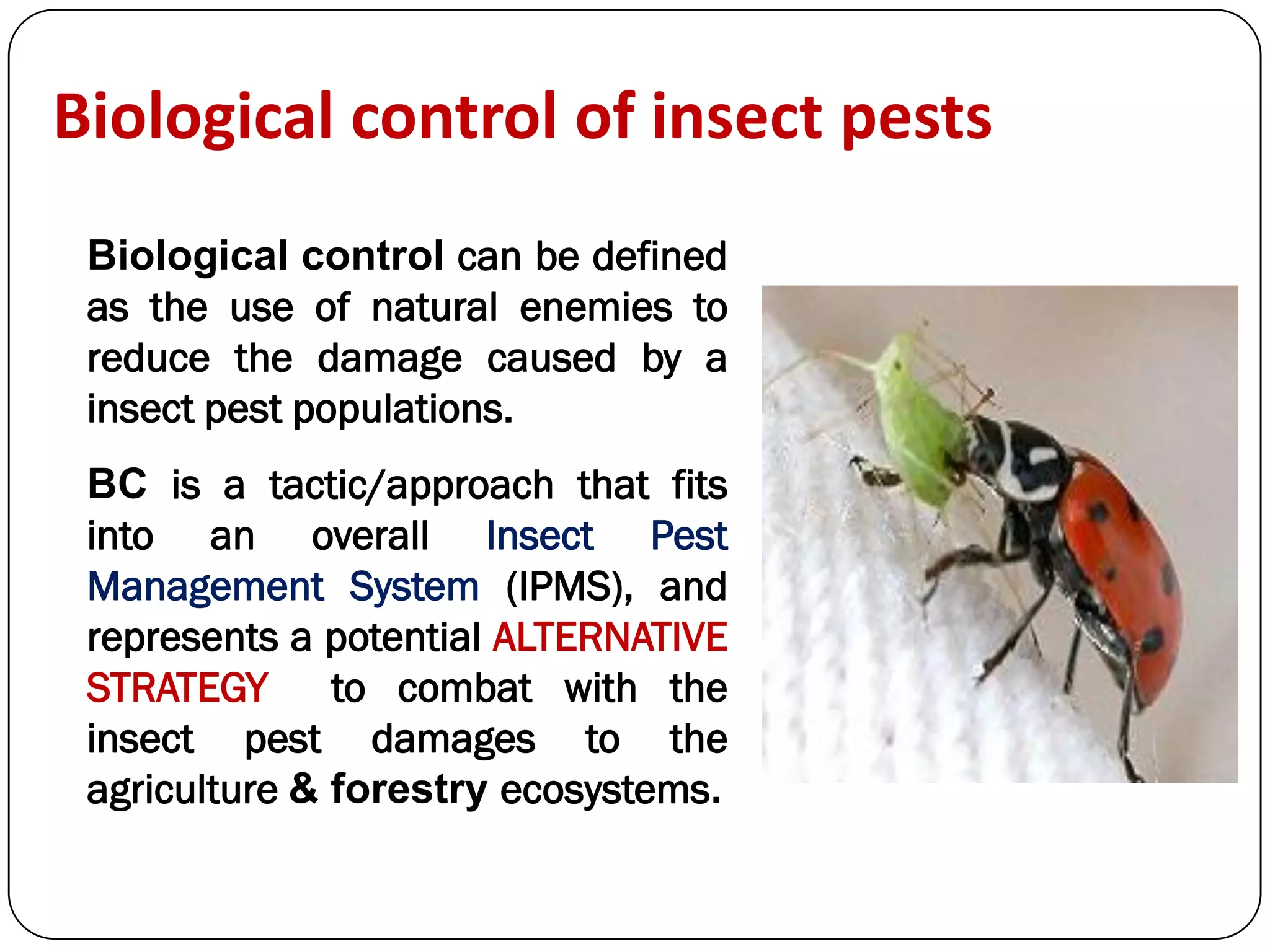 Biological Control of Insects | PDF