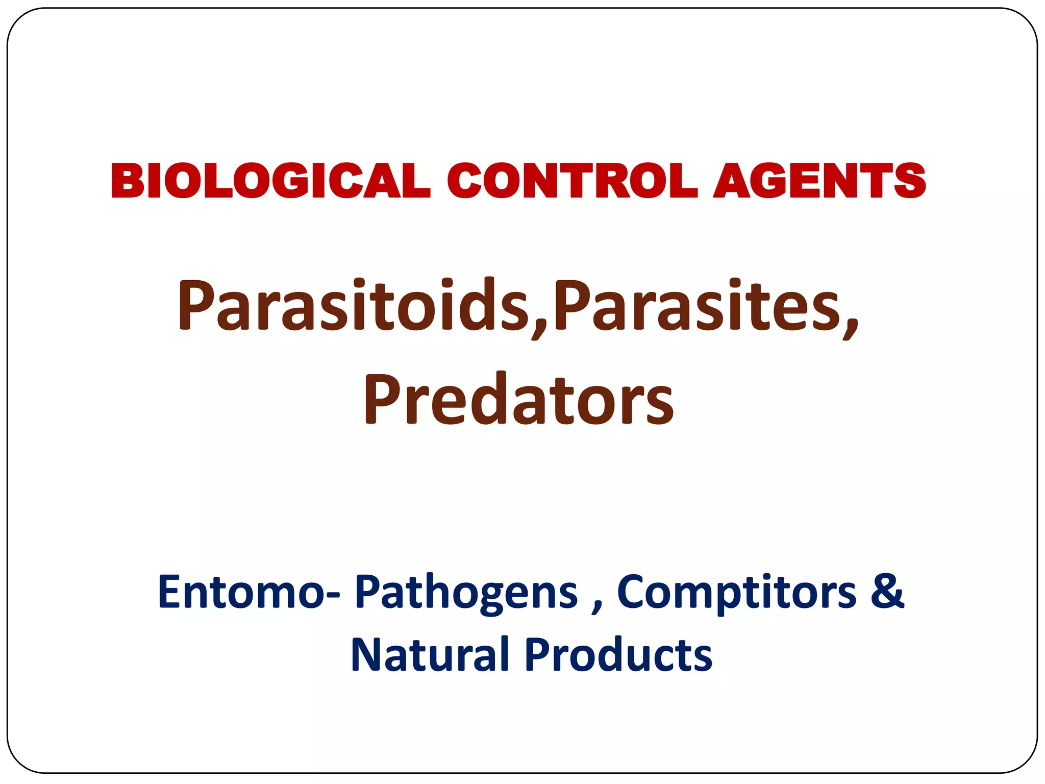 Biological Control of Insects | PDF