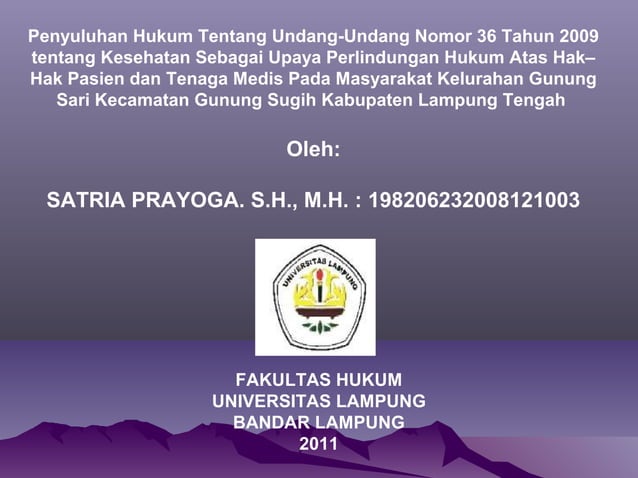 Ppt uu-kesehatan-dipa-blu | PPT