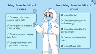 Viruses: Living or Non-Living? Explained Simply | PDF