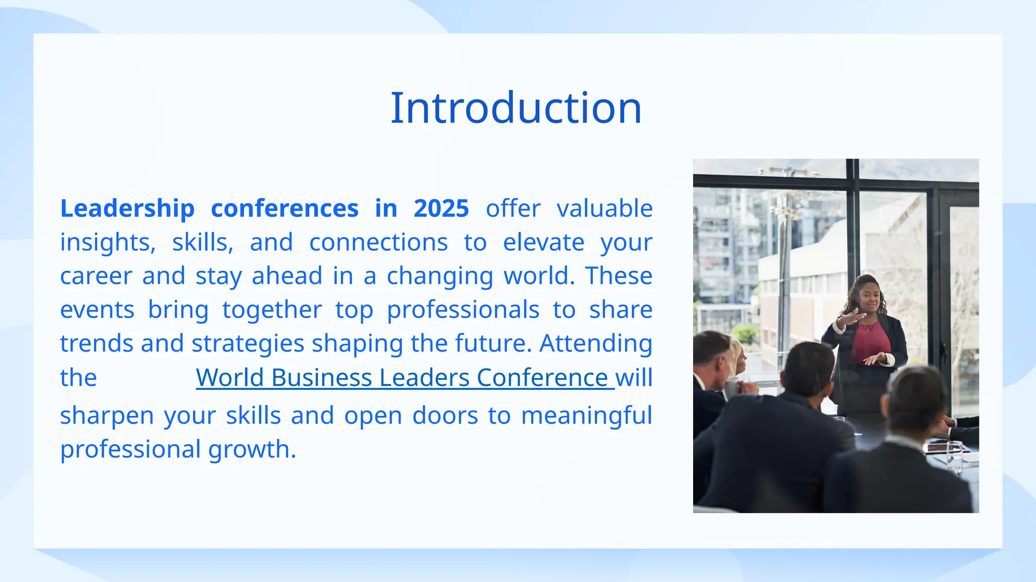5 Reasons Not To Miss Leadership Conferences In 2025 | PPT