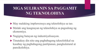 Makbagong Teknolohiya | PPTX