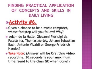 Music of the Medieval-Renaissance-Baroque Period | PDF