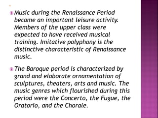 Music of the Medieval-Renaissance-Baroque Period | PDF