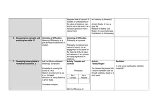 PPT-Week-a-Doing-Philosophy daily lesson | DOCX