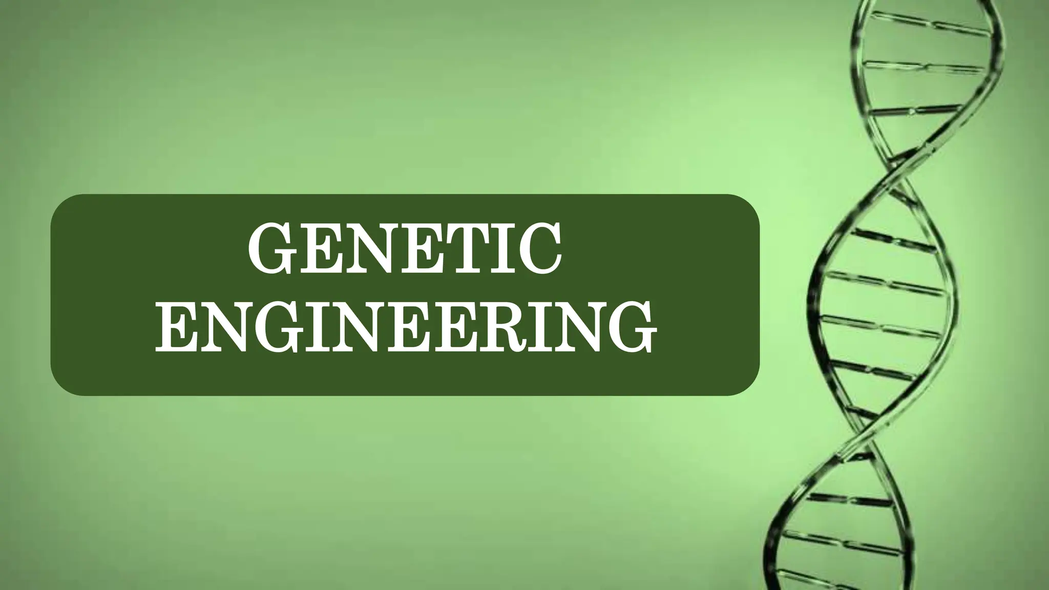 Genetics/ inheritance/ mendelian genetics/ non- mendelian genetics | PPTX