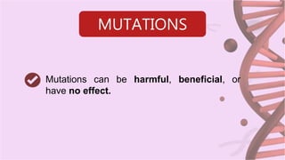 mutations and evolutions- charles darwin | PPTX