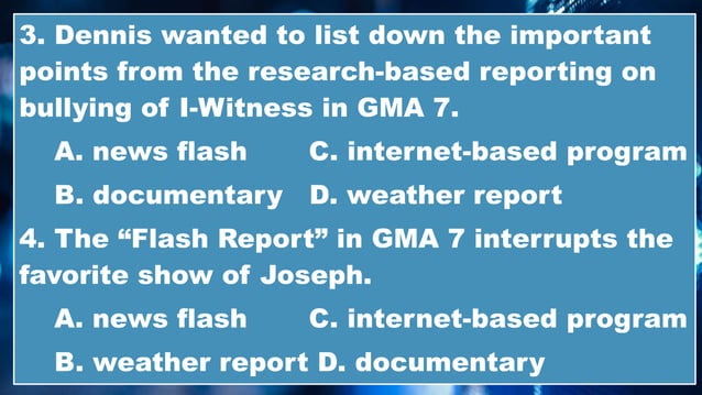 PPT-WEEK2-IDENTIFYING THE GENRE OF A MATERIAL VIEWED.pptx | Documentary ...