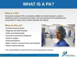 What Is a Physician Assistant? | PPTX