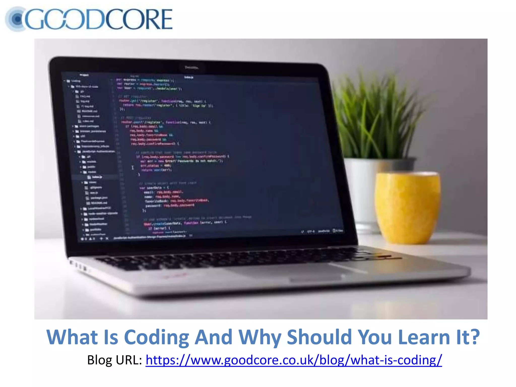 What Is Coding And Why Should You Learn It Pptx Programming