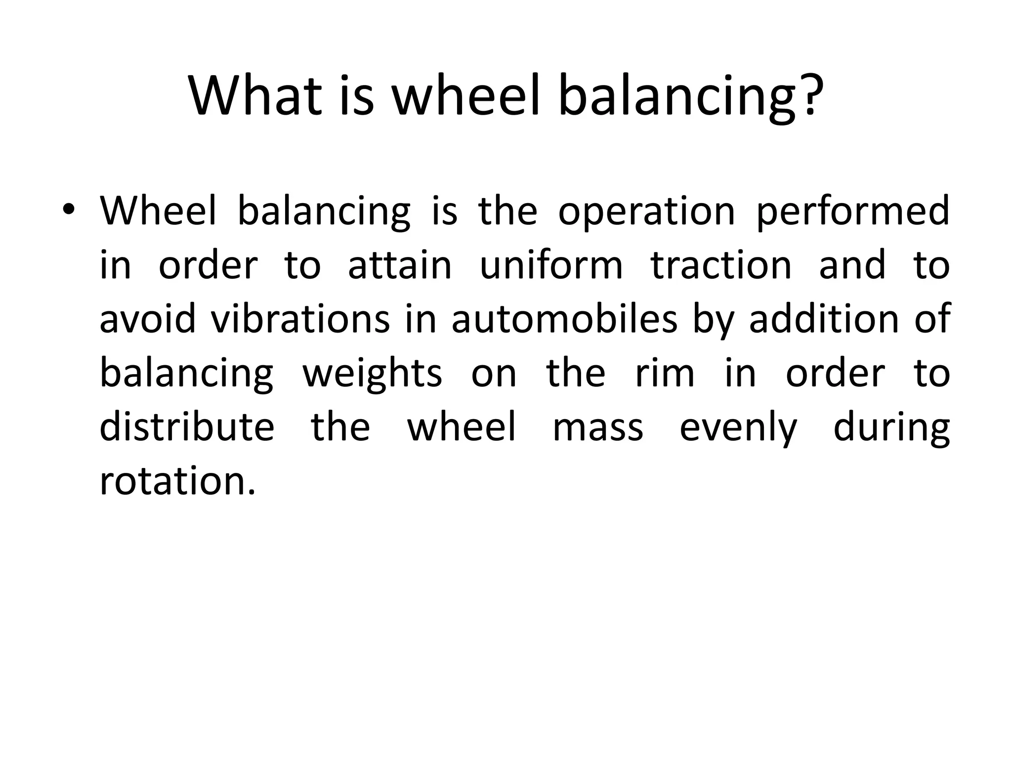 Ppt wheel-balancing | PPTX