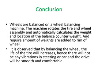 Ppt wheel-balancing | PPTX