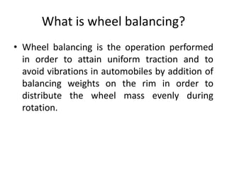 Ppt wheel-balancing | PPTX