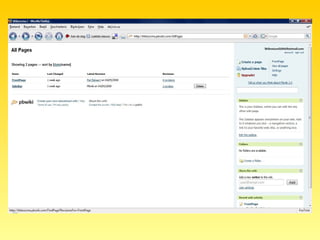 Ppt Wikispaces En PBwiki | PPT