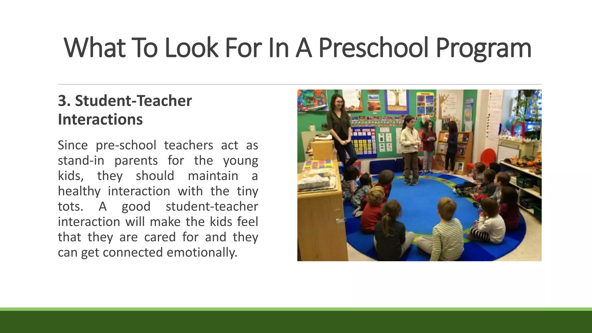 What Makes a Good School Program? | PPT