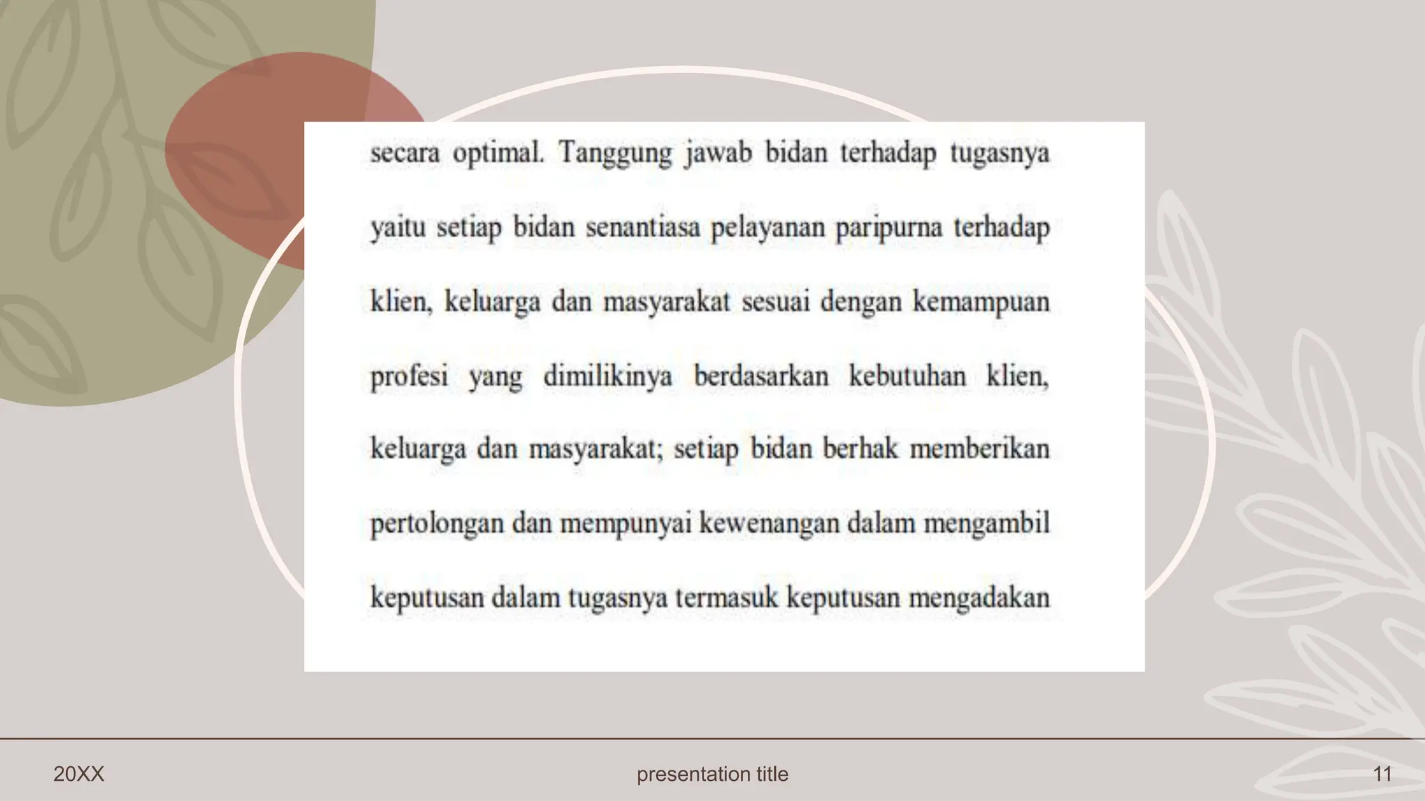 PPT-XIII-PROFESIONALISME KEBIDANAN DALAM MENINGKATKAN PELAYANAN ...
